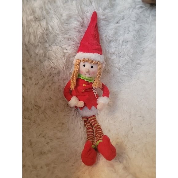 burton + BURTON | Toys | Burton And Burton Christmas Elf Girl Plush ...